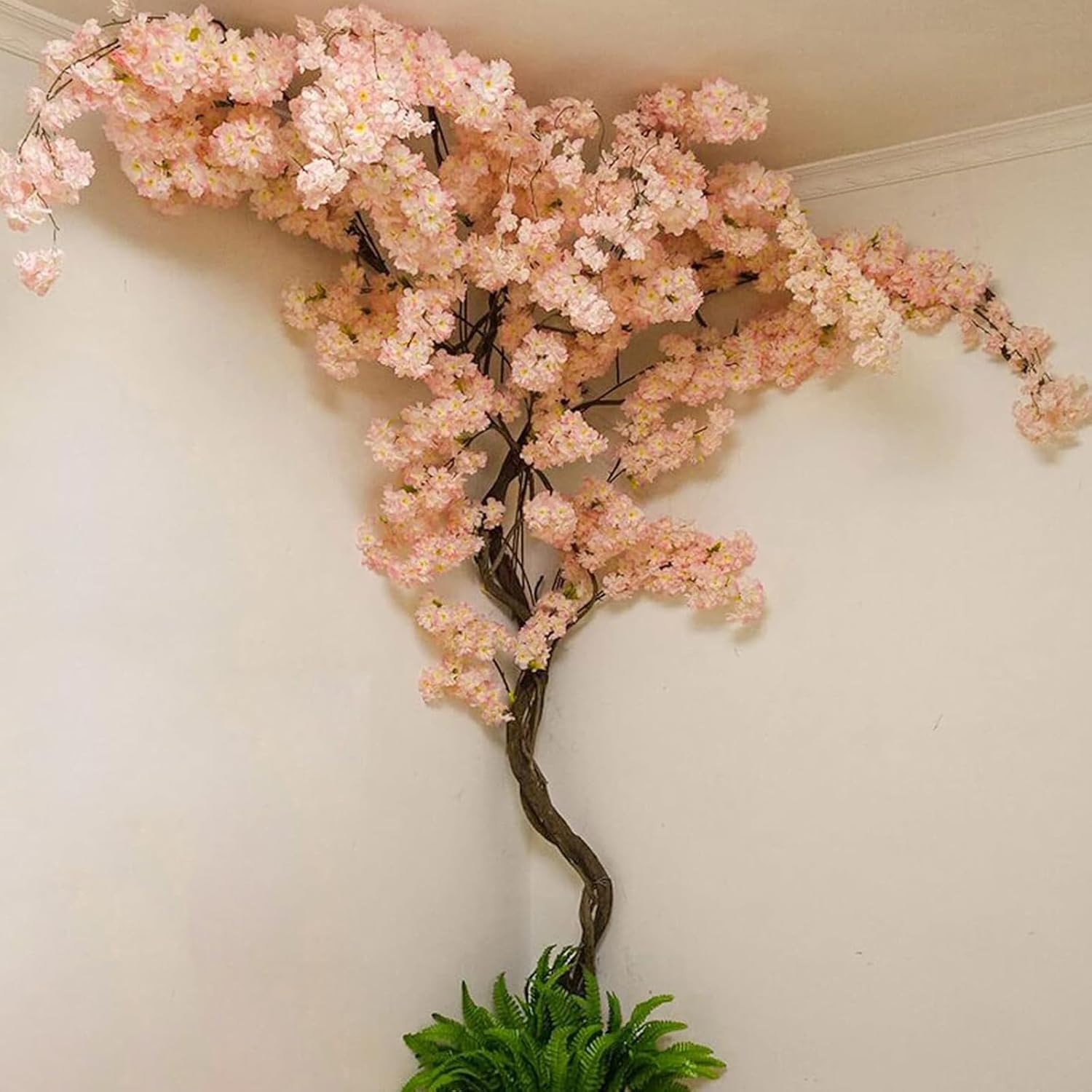 Amazon.com: Artificial Cherry Blossom Tree - Handmade Champagne Pink ...