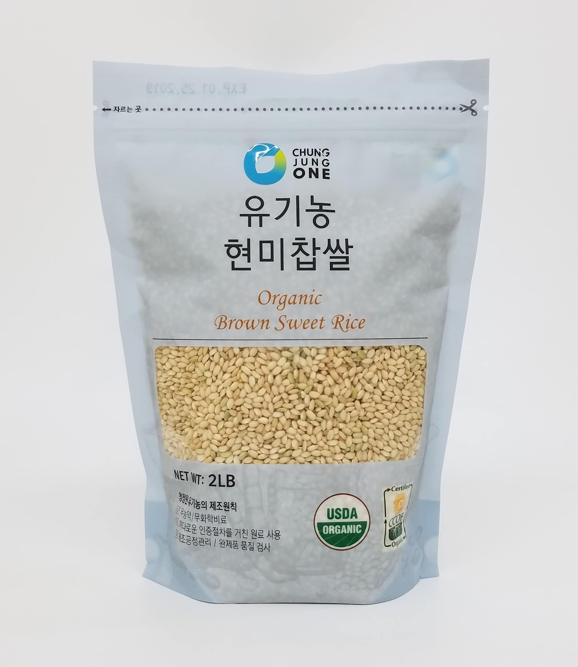 Amazon.com : O'Food 100% Organic Brown Rice 2 lbs, Korean Premium ...