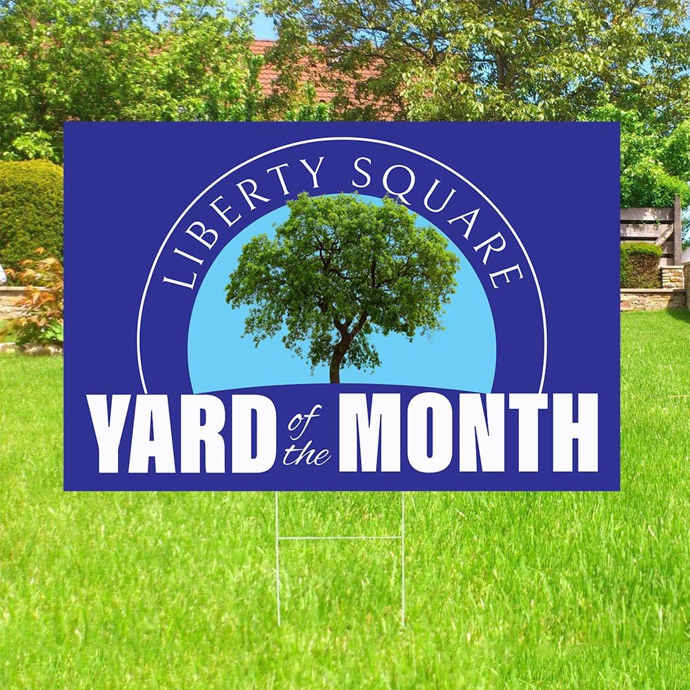 Amazon.com : Personalized Month of the Tree Yard Sign, Neighborhood ...