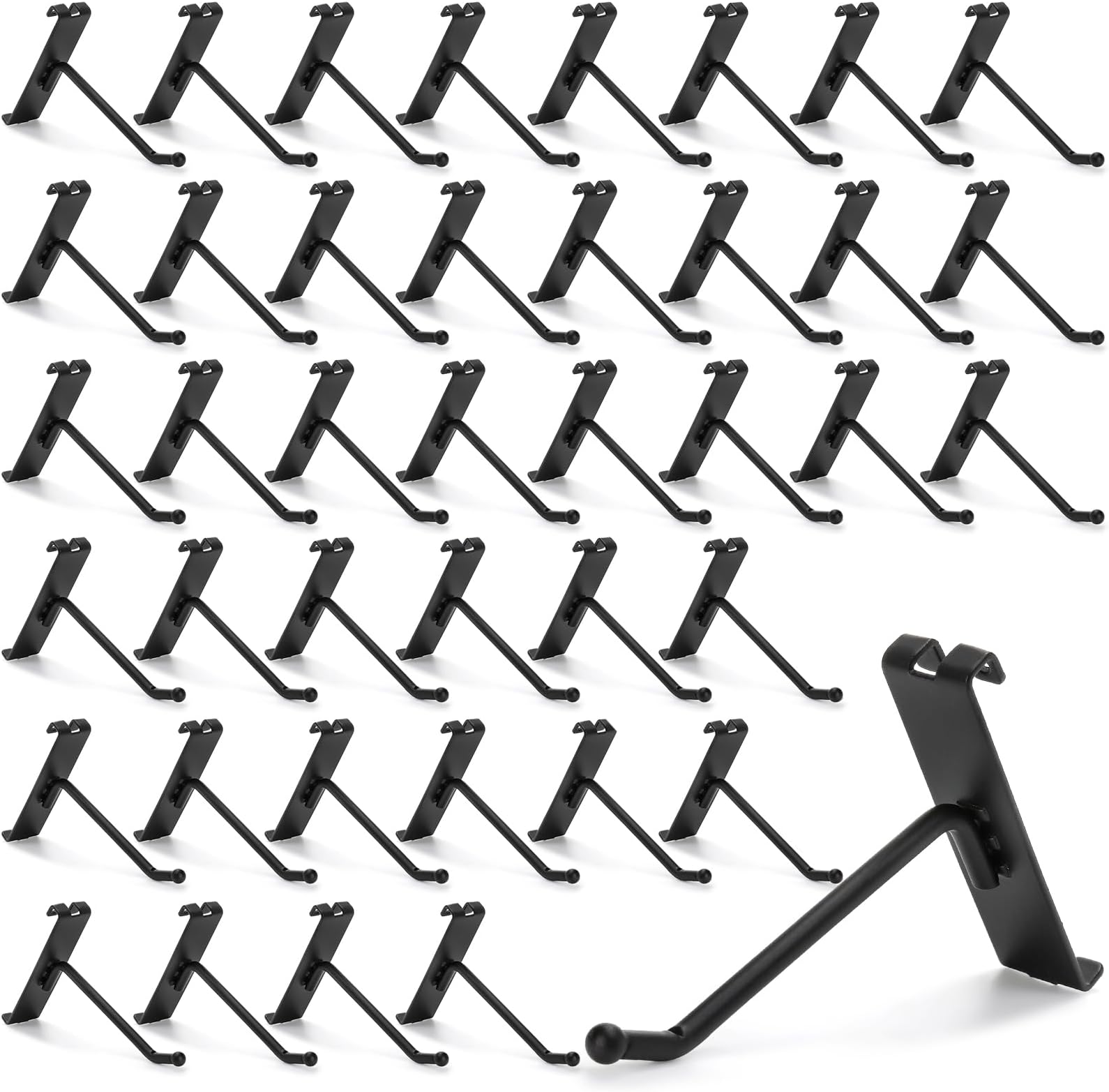 Amazon.com: Mezchi 40 Pack Gridwall Hooks, 4 Inch Display Hooks for ...