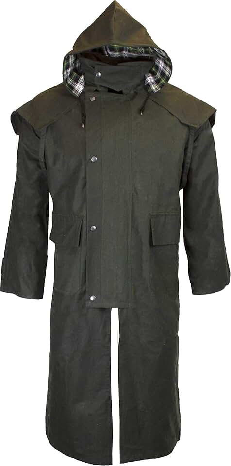 Amazon.co.uk: long wax coats: Clothing