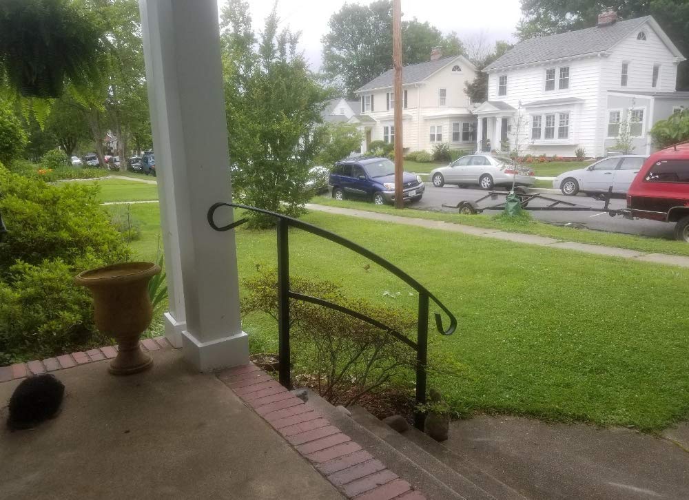 Buy Adjustable handrails,4 Step Handrail for Outdoor Steps,1 to 4 Steps ...