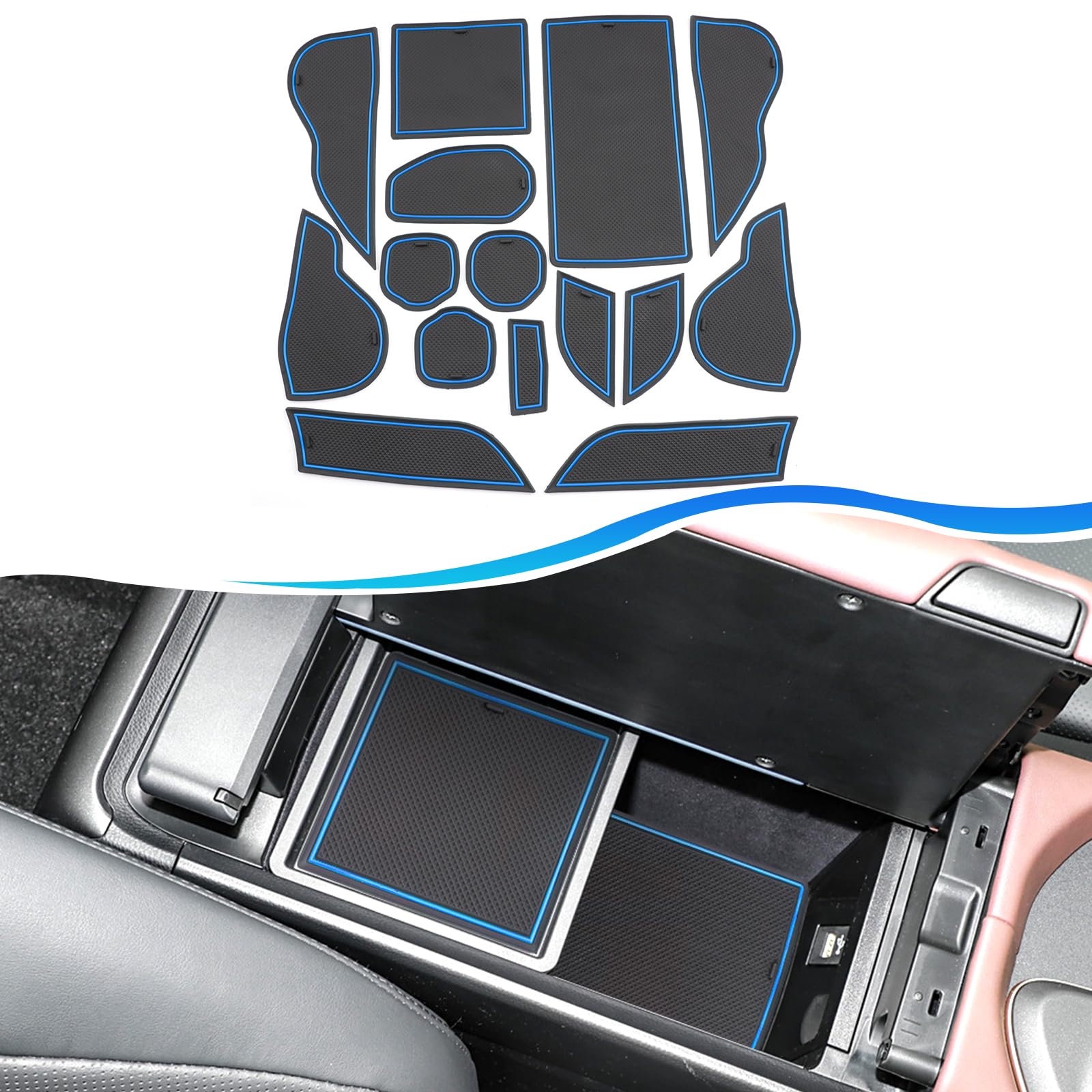 Snapklik.com : SXCY For Toyota Crown Signia Accessories 2025 Cup Holder ...