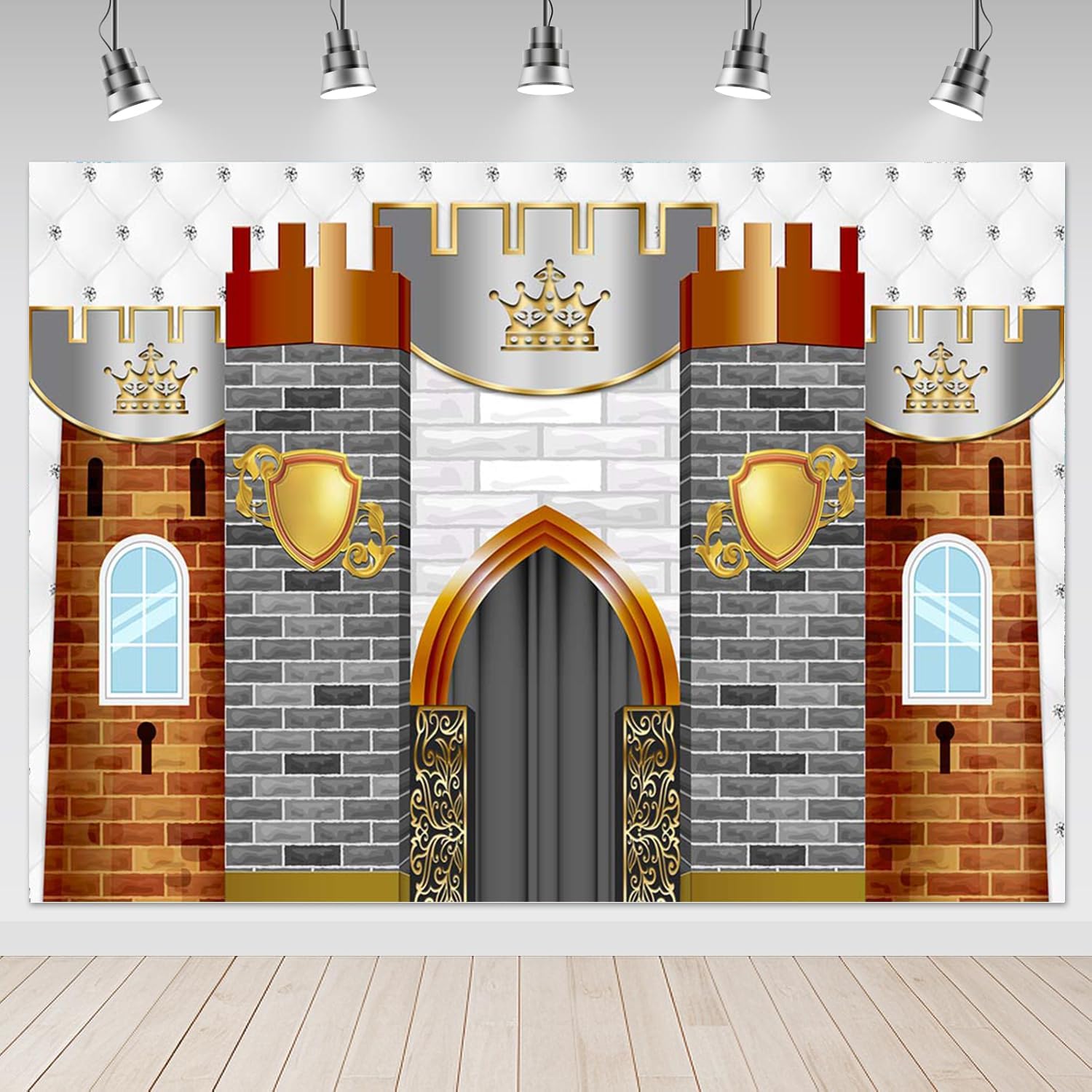 Amazon.com : AOFOTO 4x6ft Magic Forest Vintage Medieval Castle ...