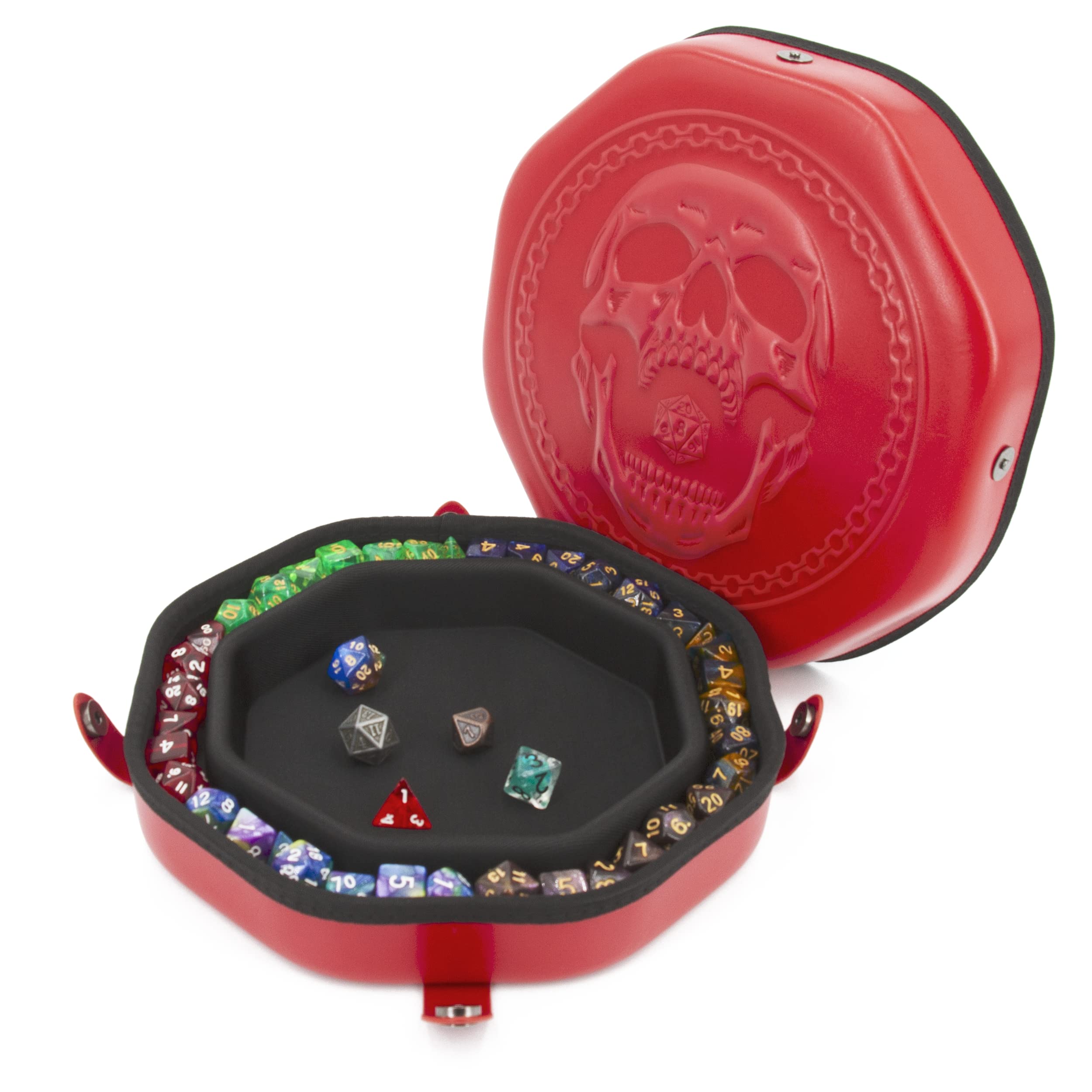 Amazon.com: CASEMATIX Dice Tray and Dice Storage Case for Up to 115 RPG ...