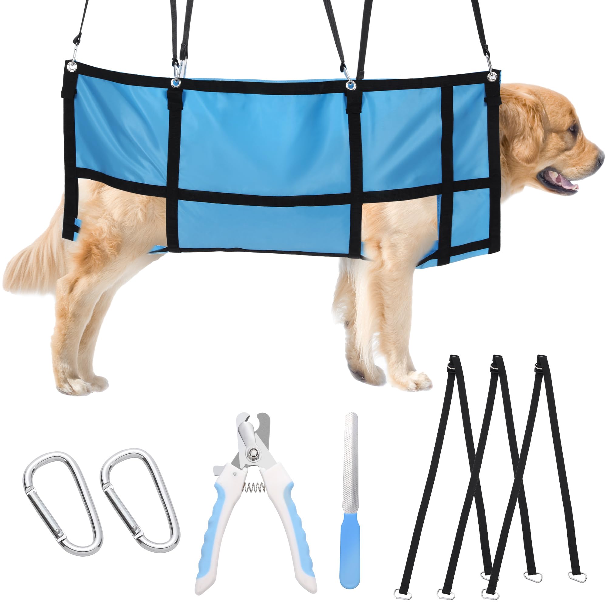 Amazon.com: BALAPET Large Breed Dog Grooming Hammock Sling Pet Grooming ...