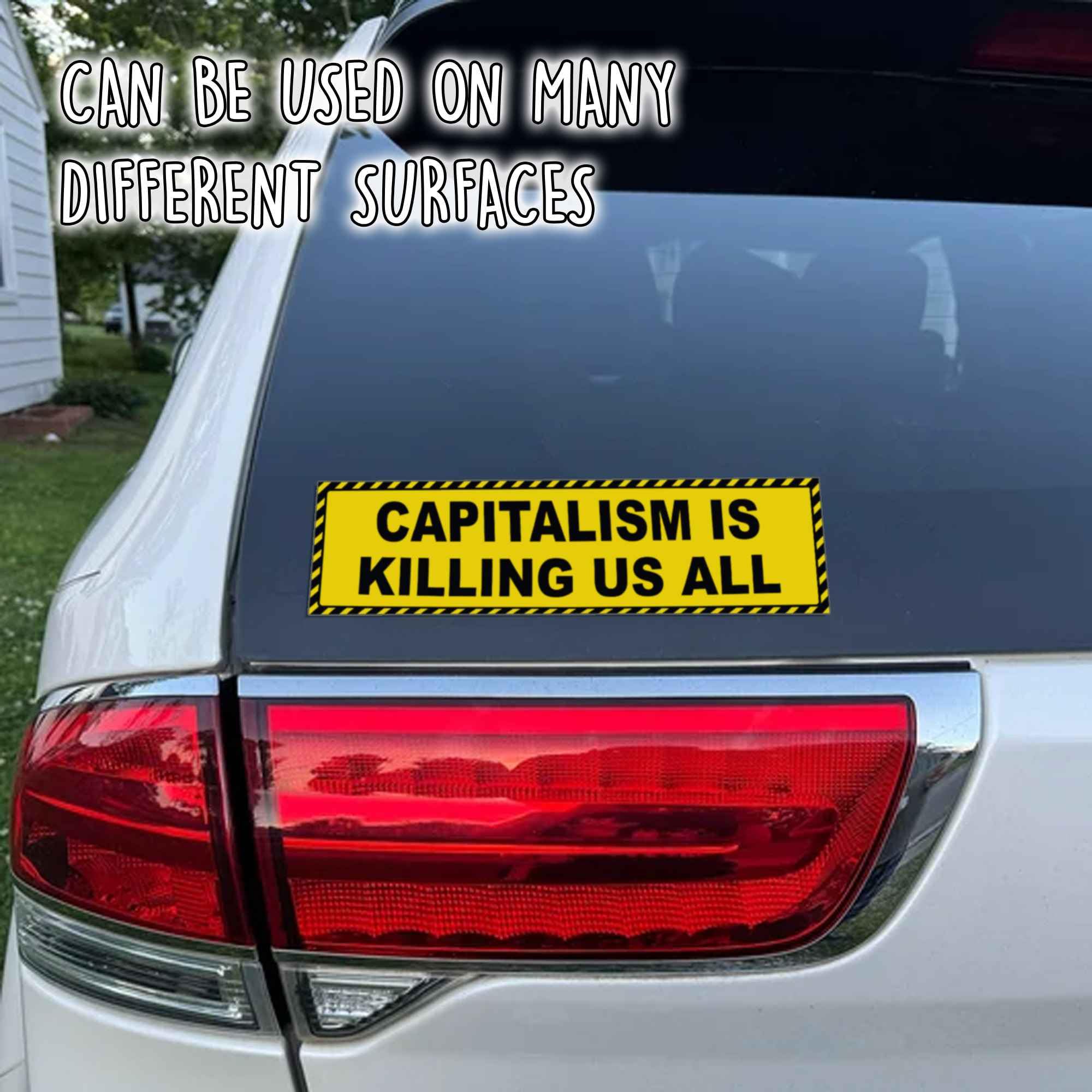 Capitalism Bumper Sticker