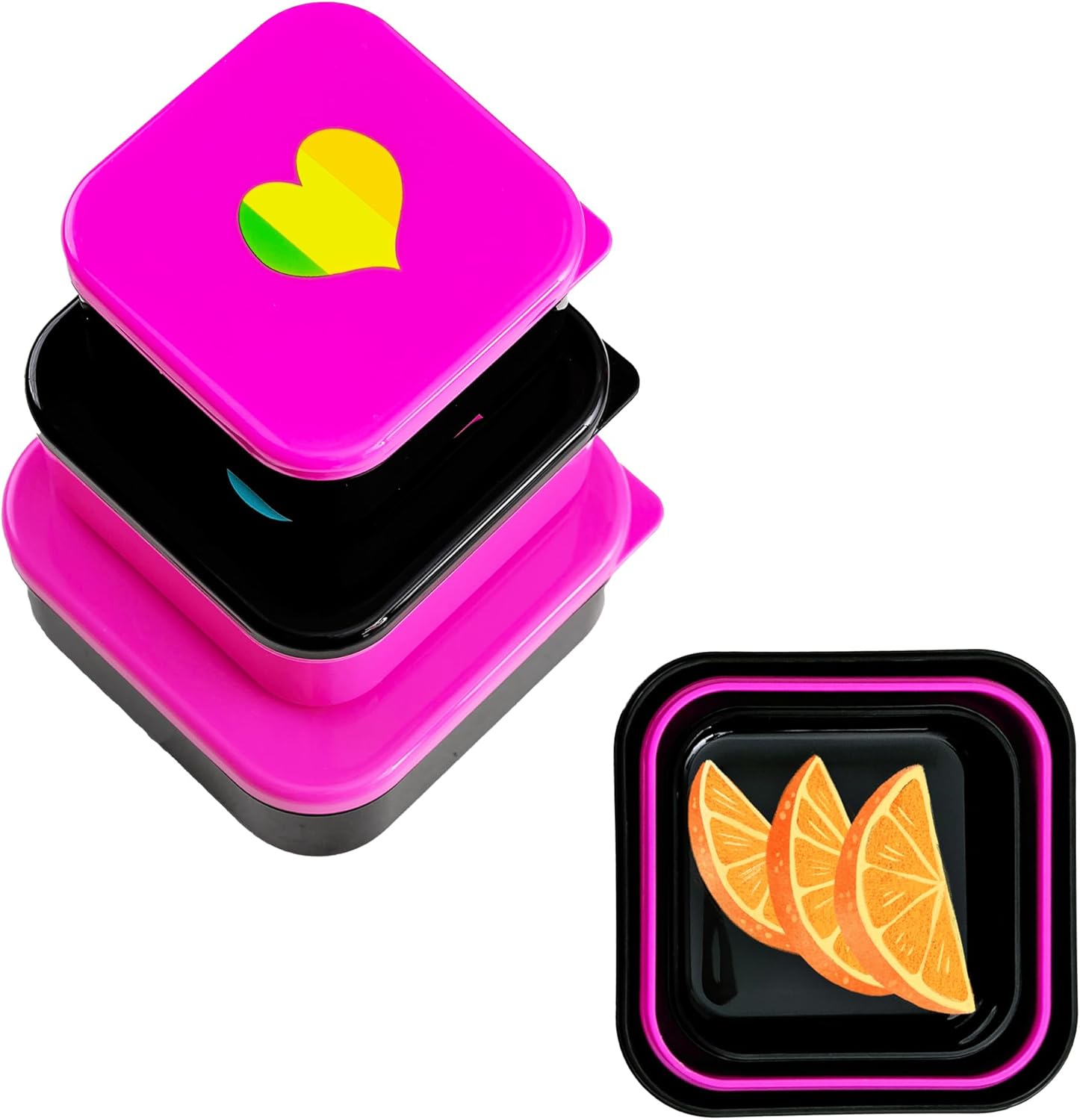 Amazon.com: Wildkin Nesting Food Containers for Kids – Stackable ...