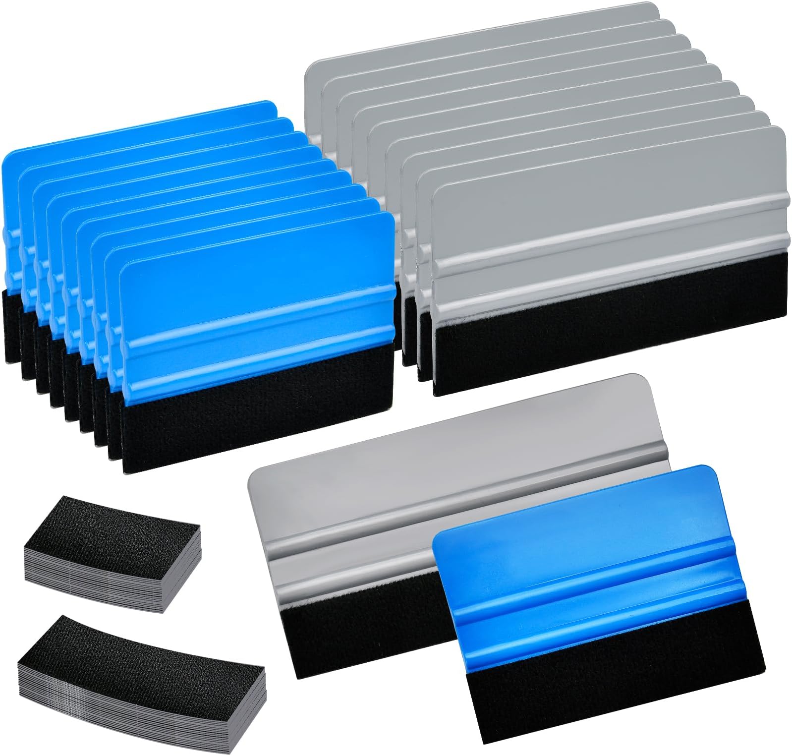 Amazon.com: Vinyl Squeegee 4" Felt Squeegee 10 PCS for Car Wrap Window ...