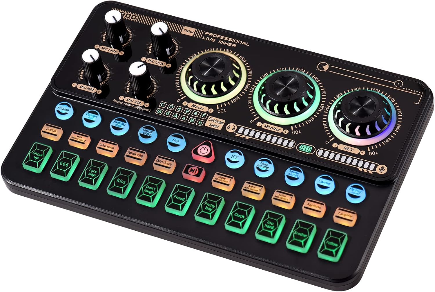 Amazon.com: SK900 Multi-Function Mixer Portable Digital Sound Card Kit ...