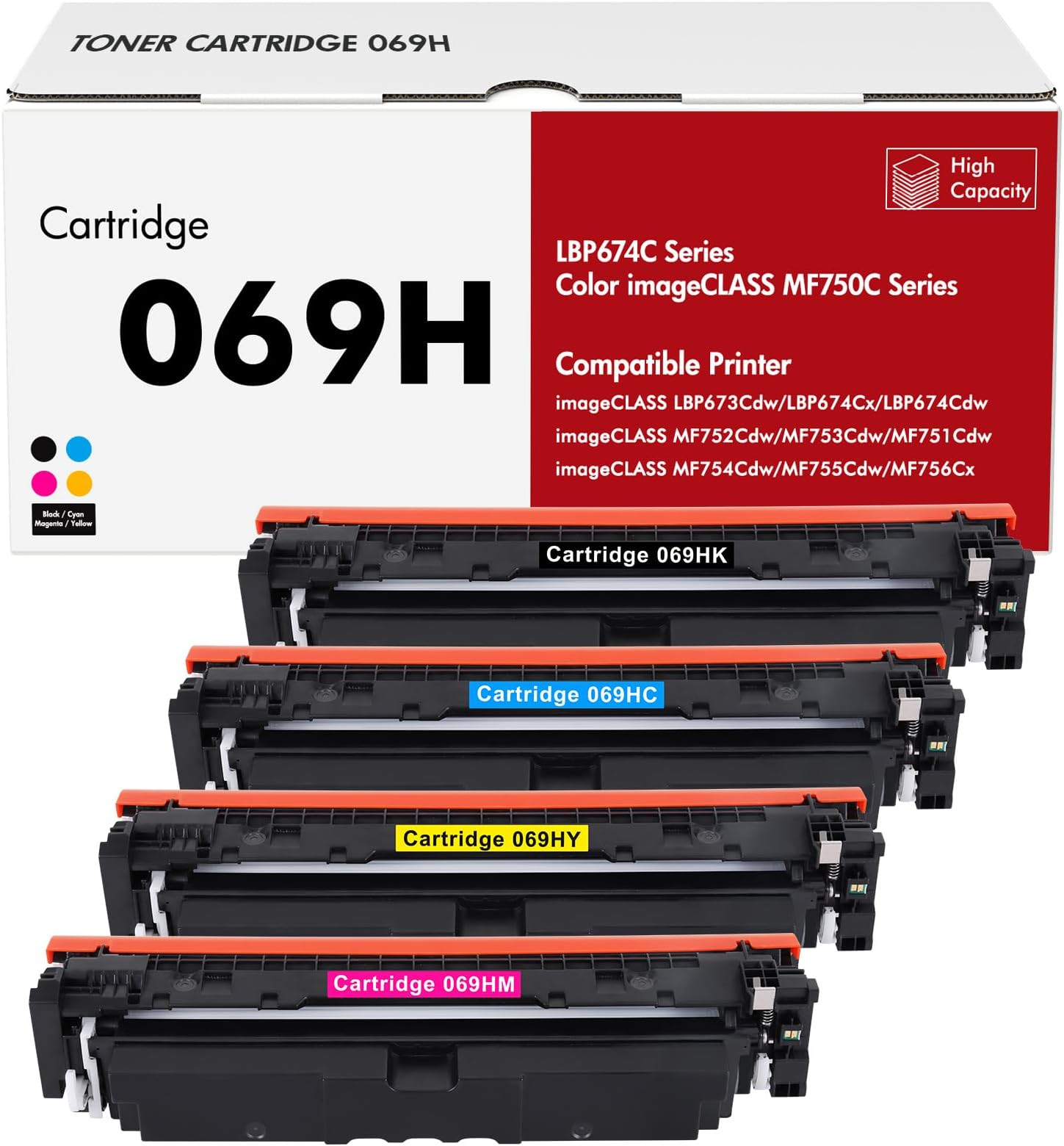 Amazon.com: 069H 069 Toner Cartridge Set MF753Cdw Compatible ...