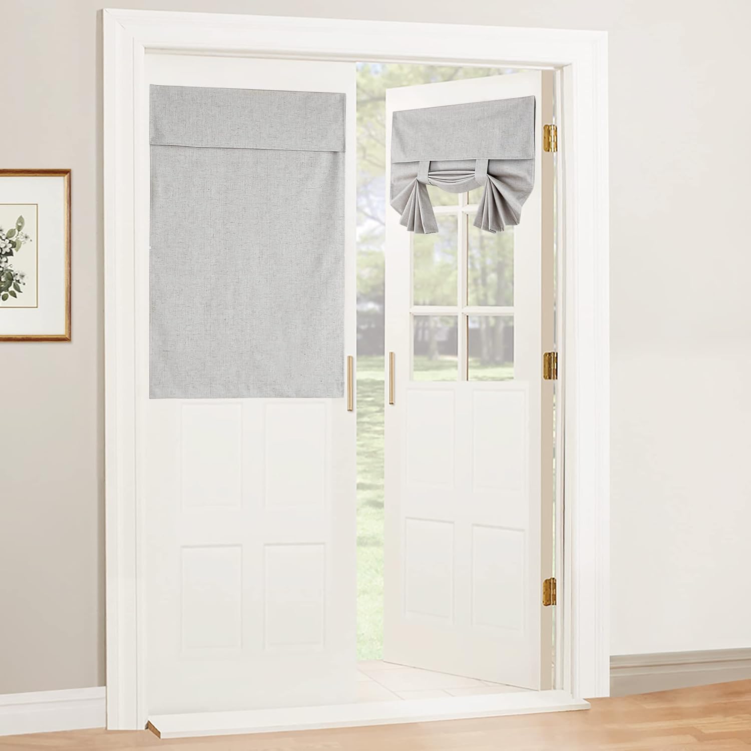 Amazon.com: RYB HOME Kitchen Door Curtains 40 inch Length, 100% ...