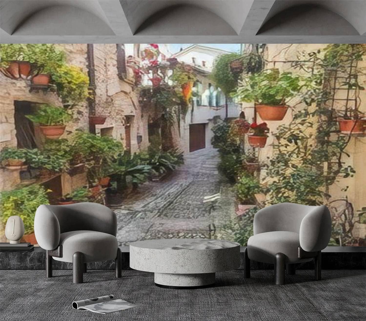 Vintage Spring view Spello its streets beautiful Italian cities Italy ...