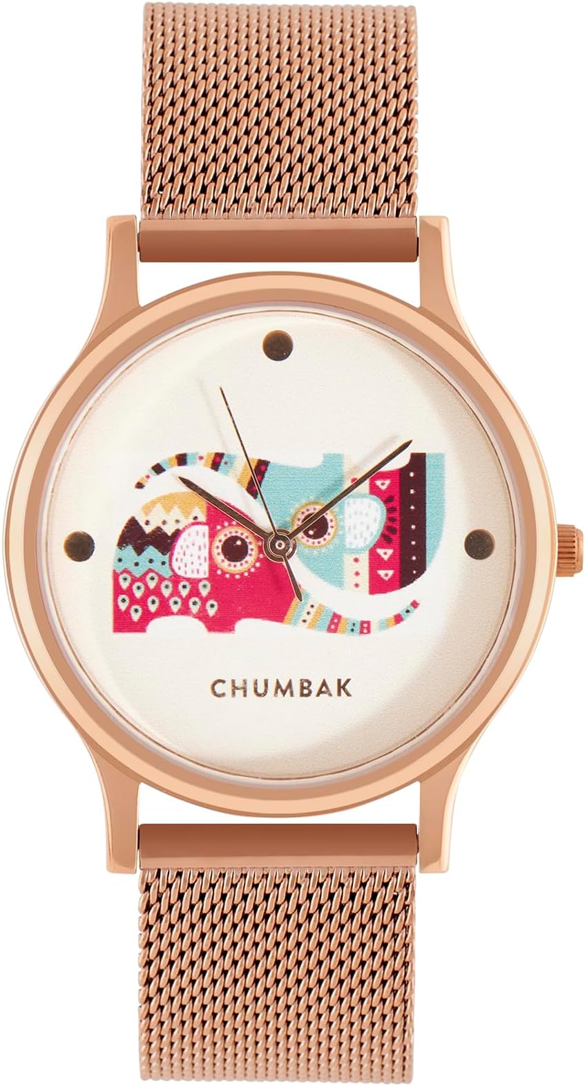 Round Dial Analog Watch for Women|Yin Yang Ele Collection| Stainless ...