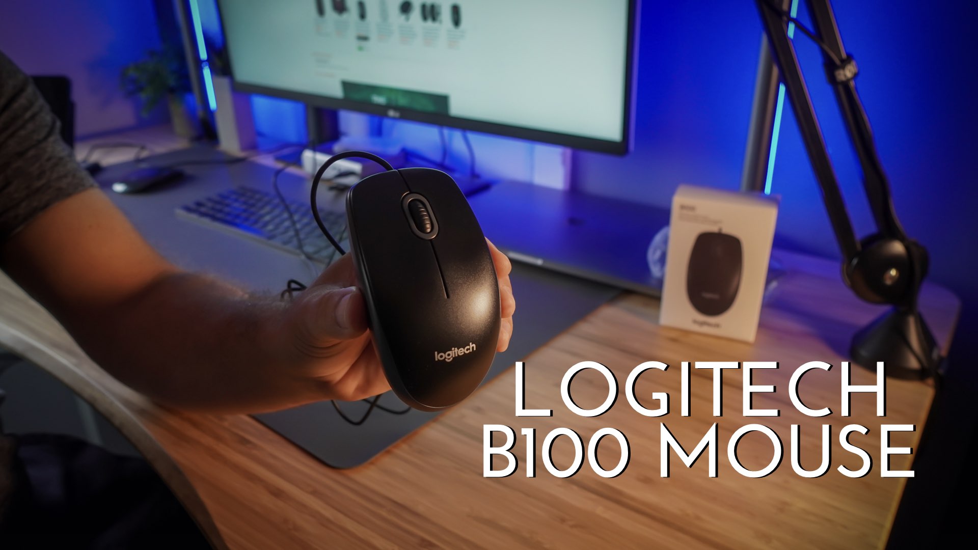 Watch Logitech B100 Mouse Review A Great Affordable Mouse on Amazon Live