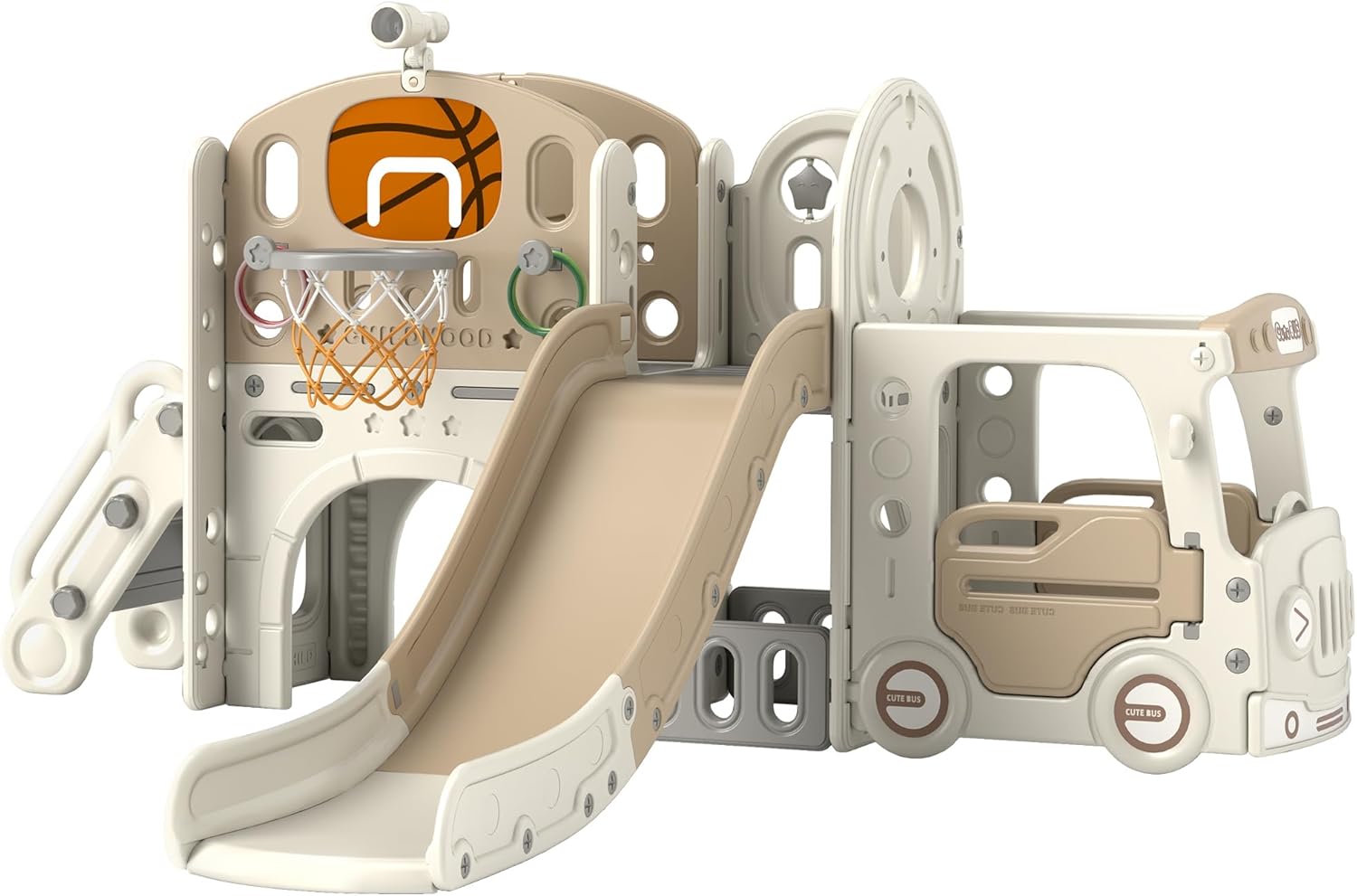 Amazon.com: Qaba 9 in 1 Toddler Slide, Indoor Slide for Kids Ages 1-6 ...
