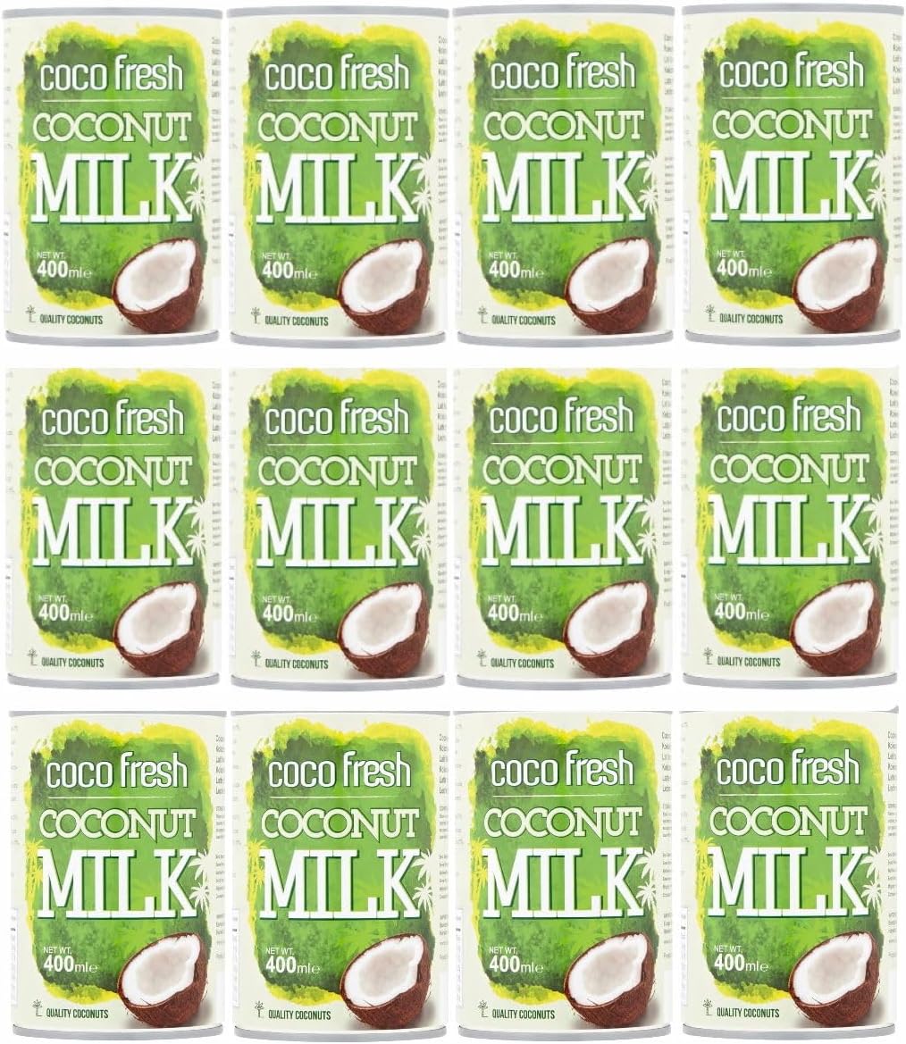 COCO FRESH Coconut Milk 400ml (Case of 12) : Amazon.co.uk: Grocery