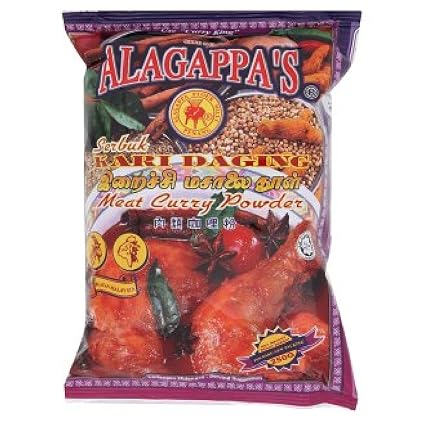 Amazon.com : Alagappa's Curry Powder 250g (Meat, 6 Packs) : Grocery ...