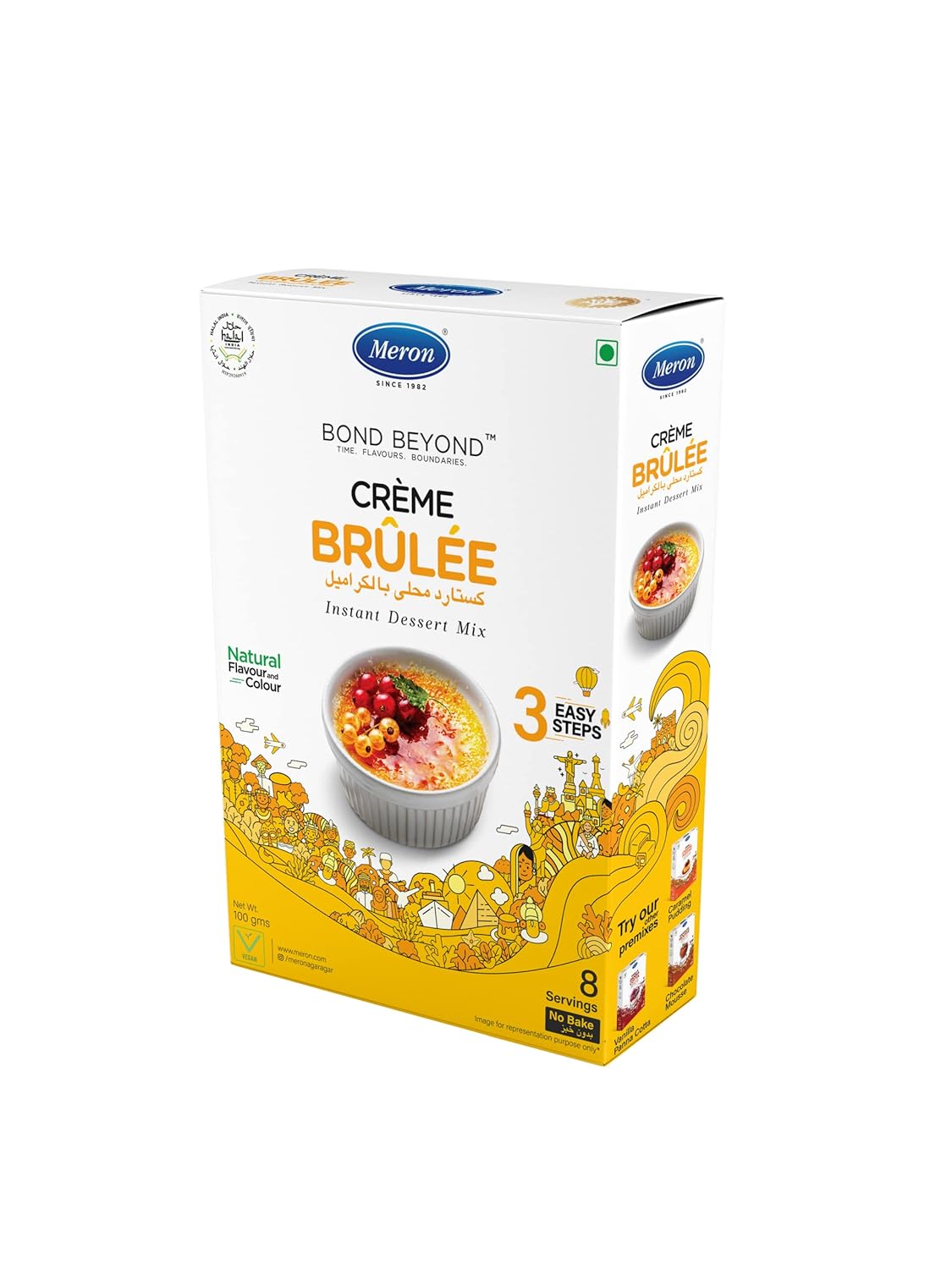 Meron Creme Brulee | Instant Dessert Mix | Cream Caramelized Classic ...