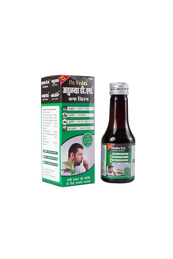 Buy Dr. Veda's Adulsa D S Cough Syrup - 100ml - Pack Of 1 Online at Low ...