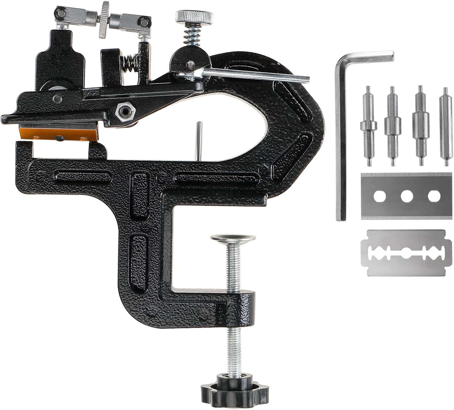 Amazon.com: YaeTek Leather Paring Machine Leather Peeling Machine ...