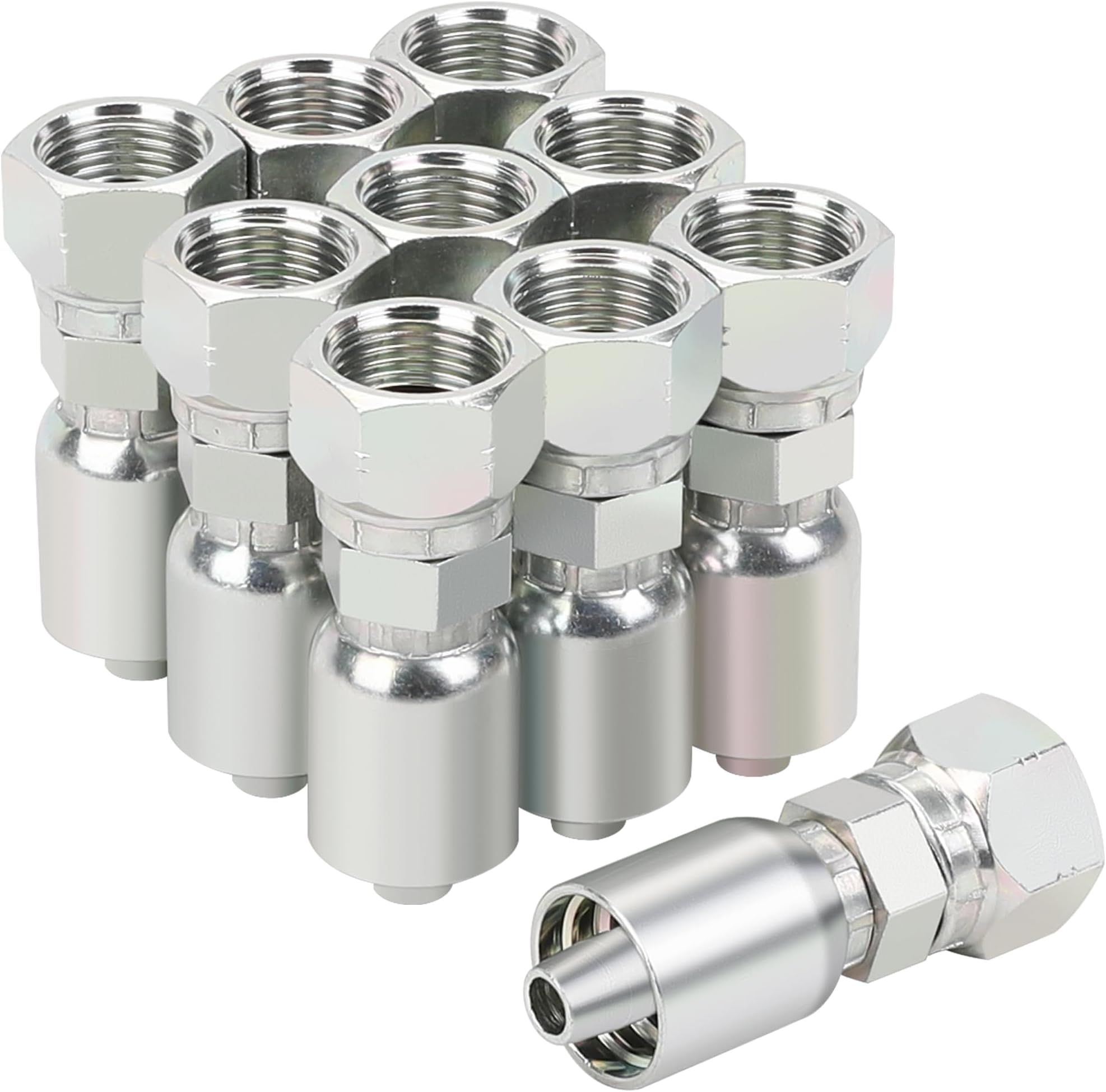 Amazon.com: (10-Pack) FJX-06-06 | 3/8" Hose x 3/8" JIC 37° Female ...