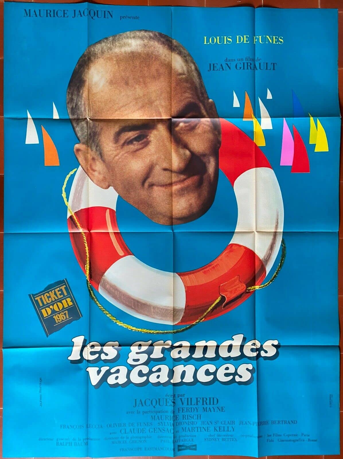 Les Grandes Vacances Affiche De Cinma Originale Là D'où L'on Vient