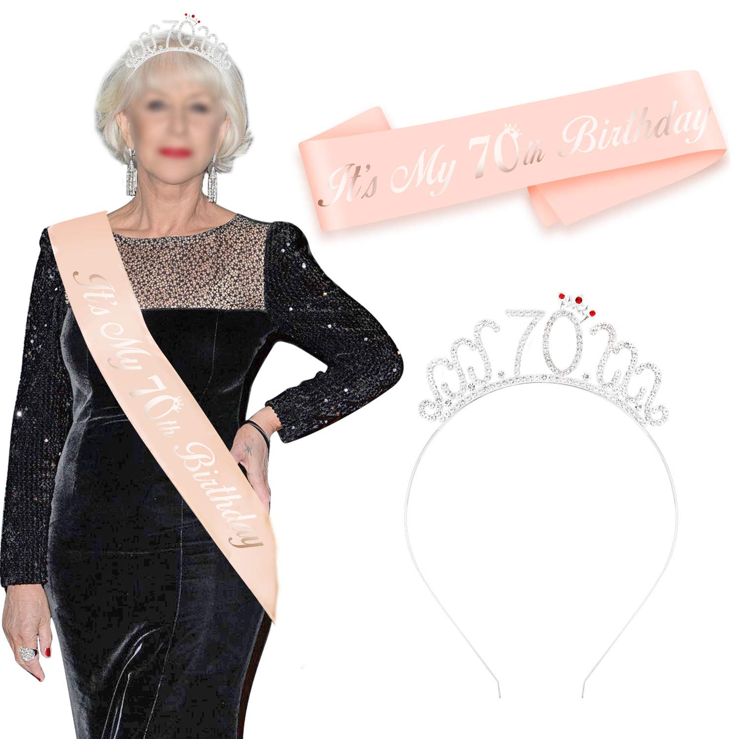 Buy HOWAF 70th Birthday Sash Party Decoration It’s My 70th Birthday ...