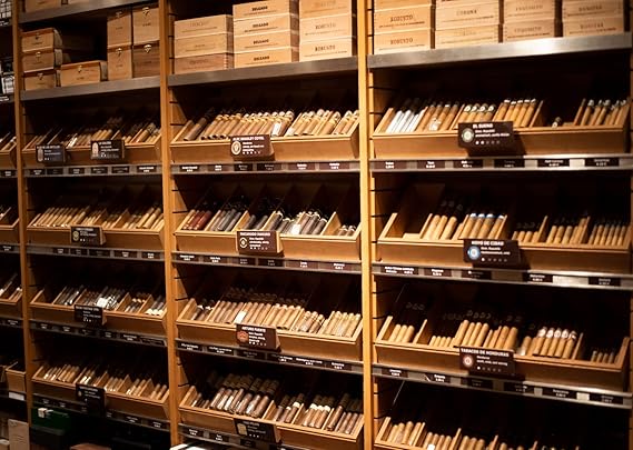 Amazon.com : Loccor 7x5ft Fabric Cigar Shop Backdrop Interior of an Up ...