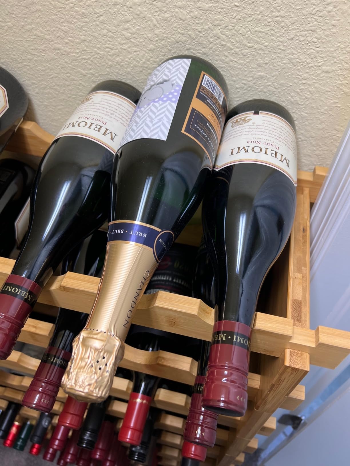 $8/mo - Finance VEVOR 48 Bottle Stackable Modular Wine Rack, 6-Tier ...