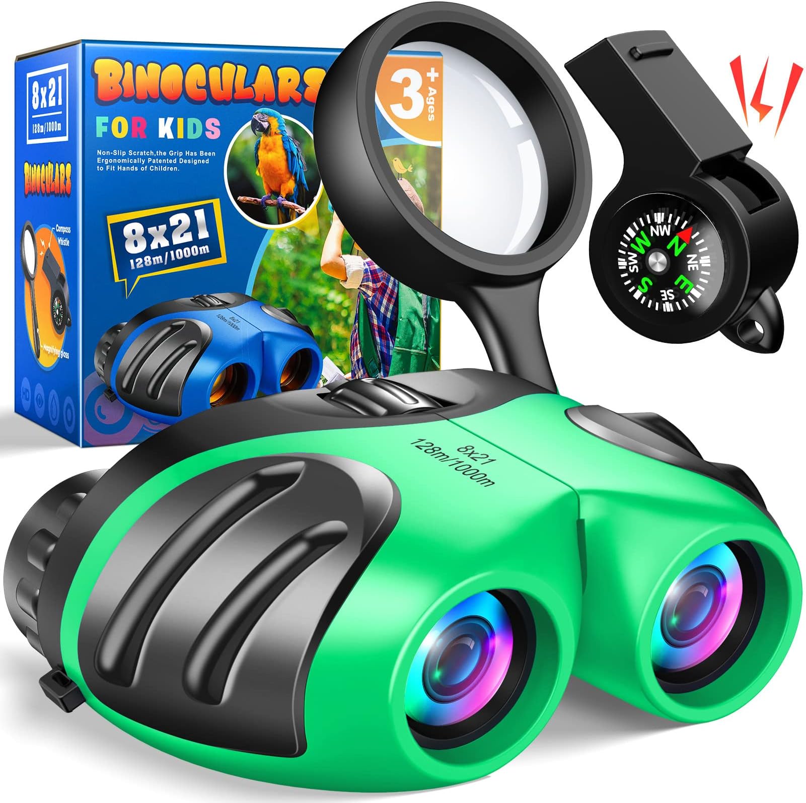 Dislocati Kids Binoculars, Toys for 3-12 Year Old Boys 3 4 5 6 7 8 Year ...