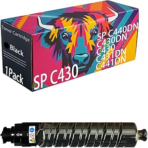 Amazon.com: SP C430 Toner Cartridge Replacement for Ricoh SP C430 821105 821106 821107 821108 ...