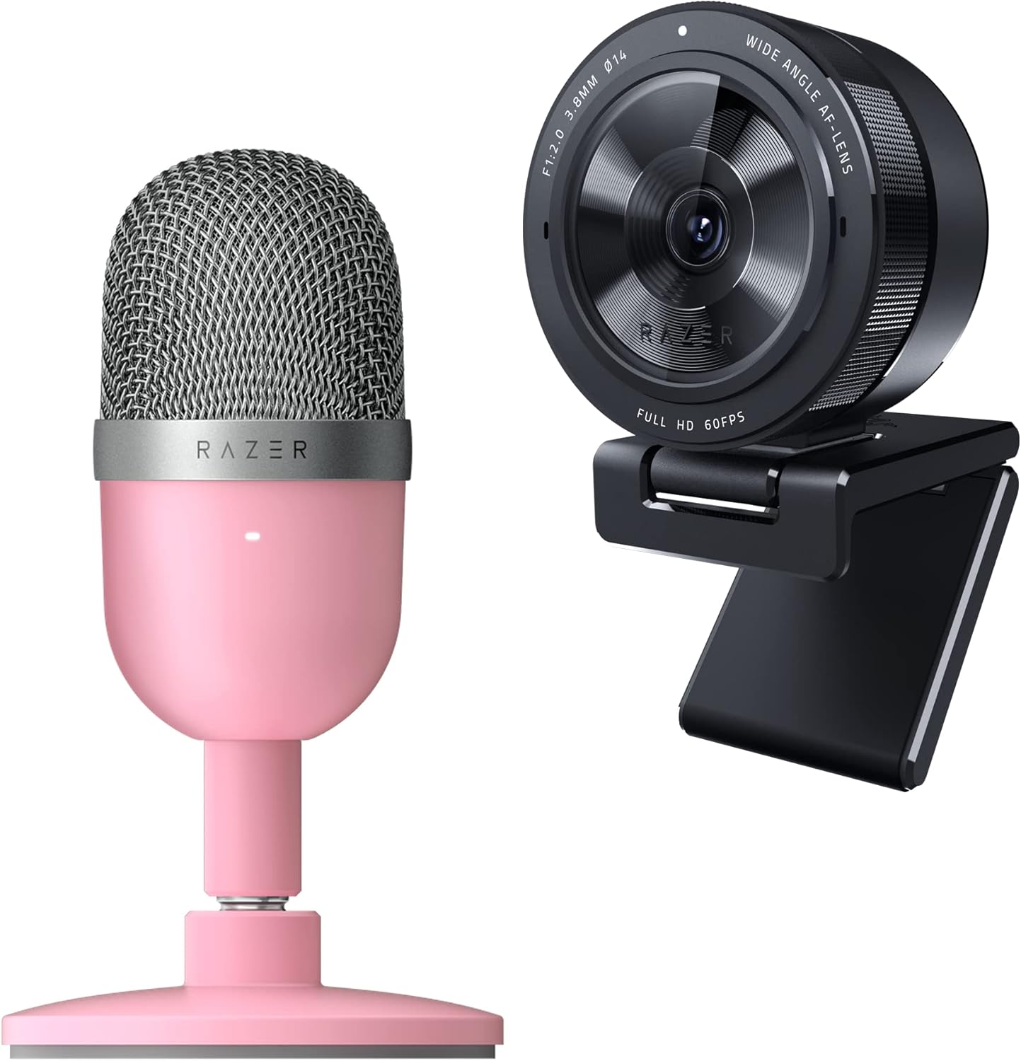 Amazon.com: Razer Seiren Mini USB Streaming Microphone + Kiyo Pro ...