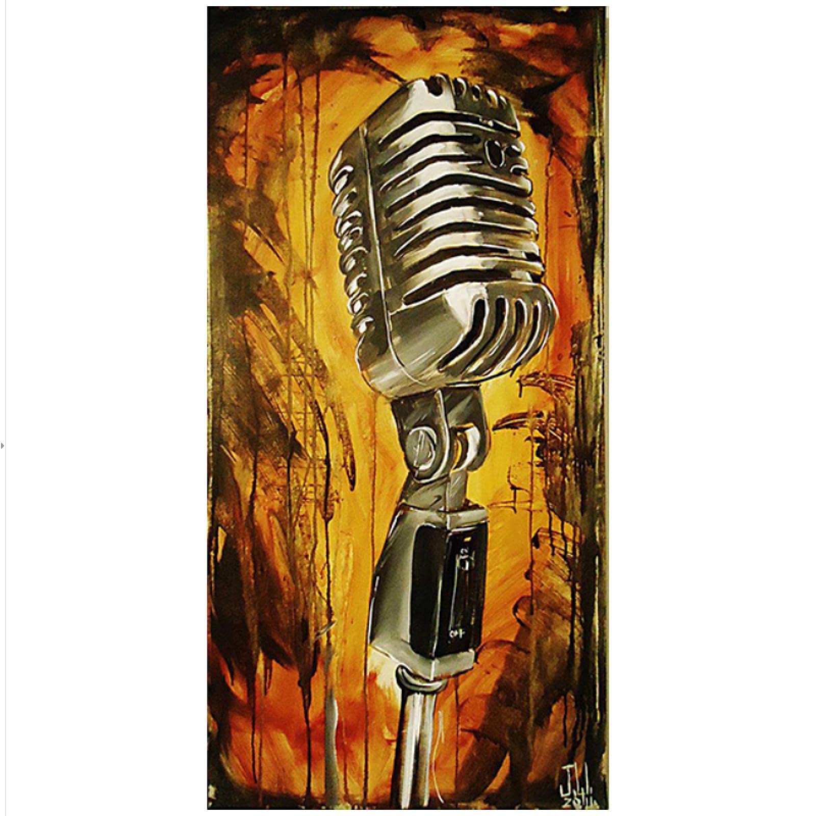 Graffiti Microphone Drawings