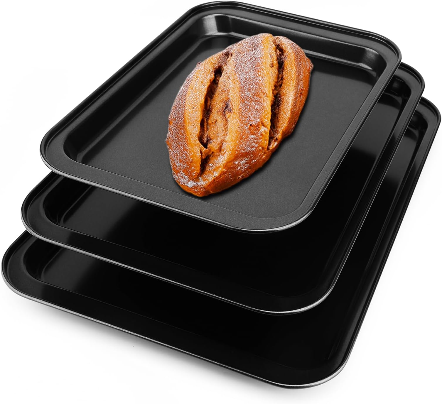 Amazon.com: Baking Sheet Baking Sheet Pan Set Cookie Sheets for Baking ...