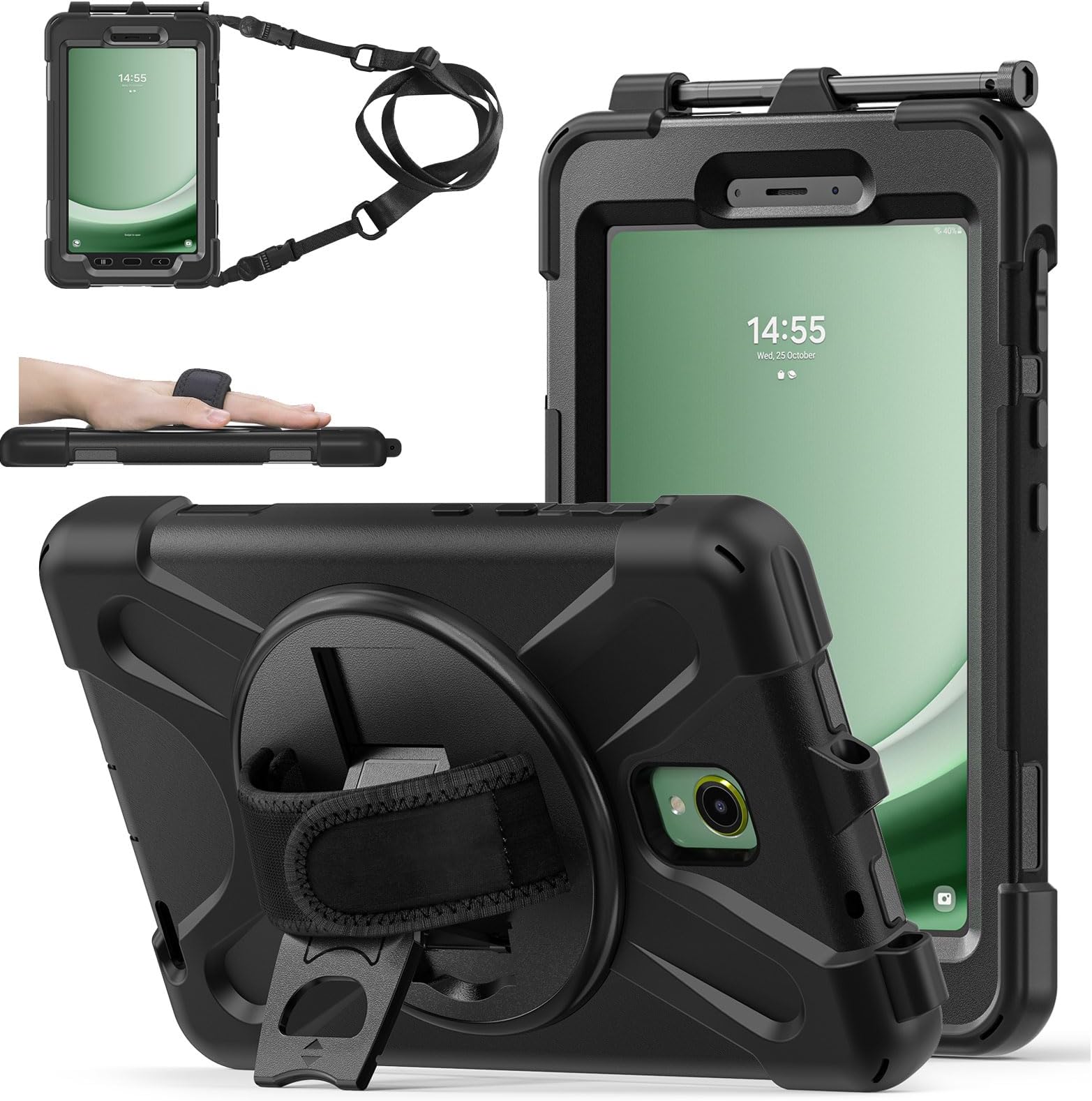 Amazon.com: ZenRich Rugged Case for Samsung Galaxy Tab Active5/Active 3 ...