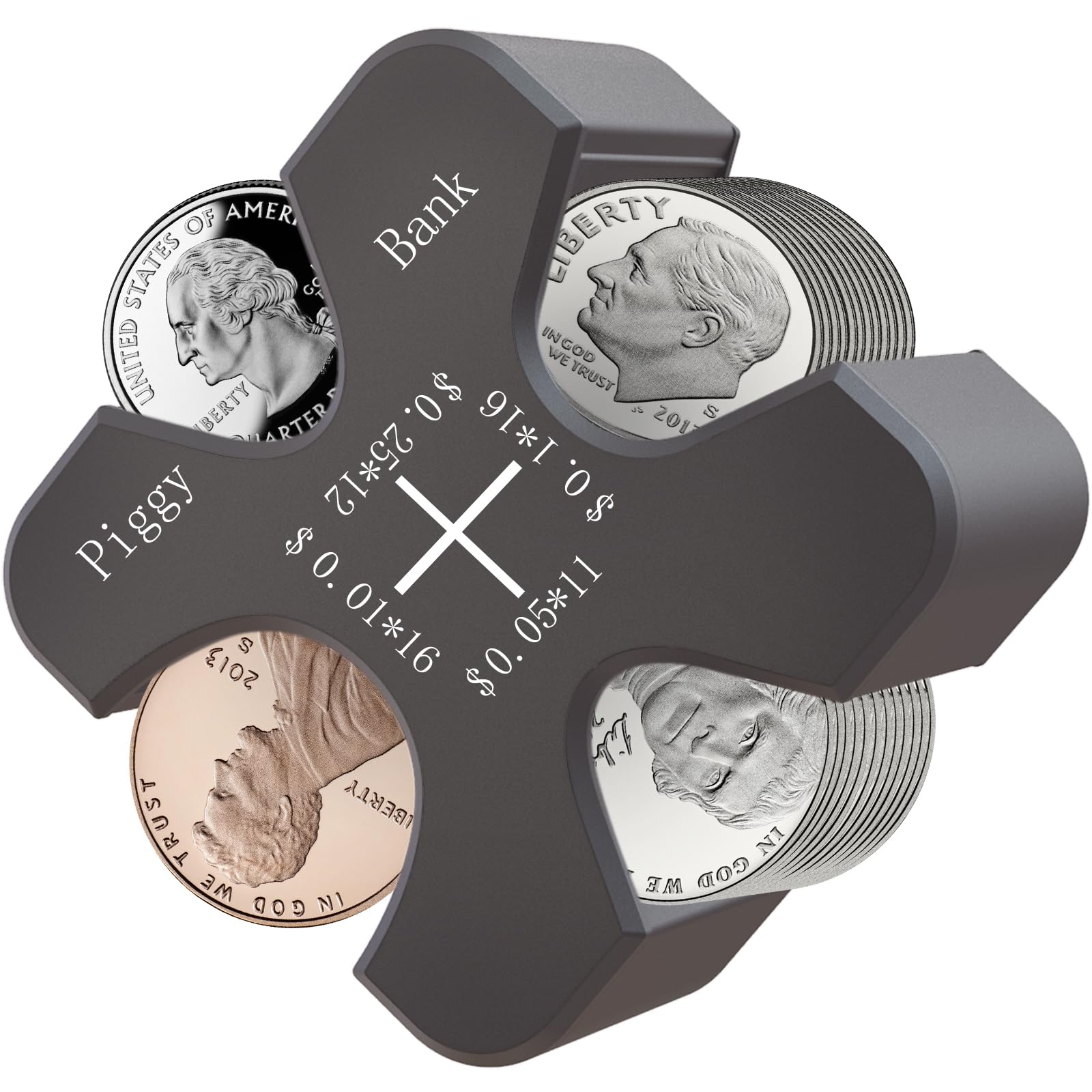 Amazon.com: Vcertcpl Coin Holder for Car Coin Change Organizer ...