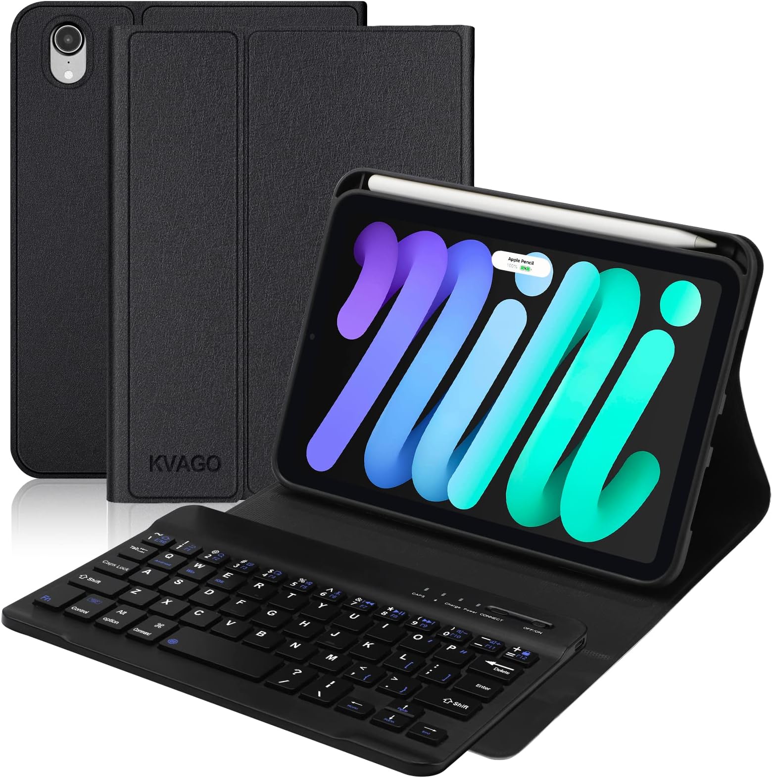 Amazon.co.jp: HOU iPad mini 6/7 (A17 Pro) 対応キーボードケース [英語配列]多角度調整、マグネット ...