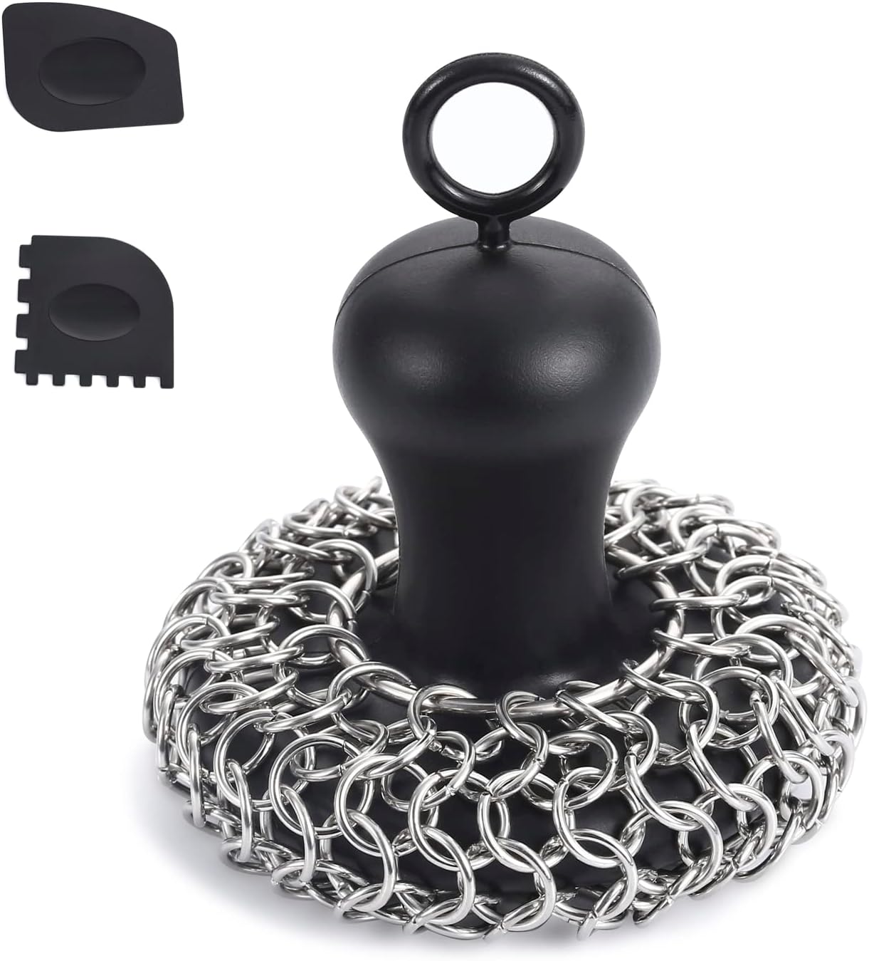 Amazon.com: AMM Cast Iron Scrubber | Cast Iron Skillet Cleaner|Pan Scraper | Scrubber for Cast ...