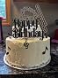 Amazon.com: Trombone Happy Birthday Cake Topper Black Gold Glitter ...