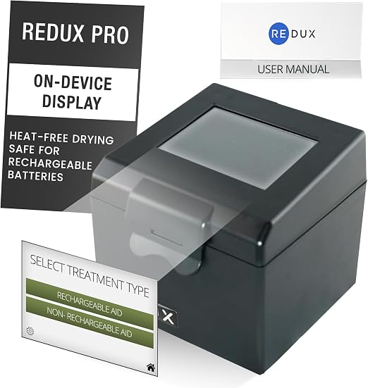 Amazon.com: Redux Pro Hearing Aid Dryer & Dehumidifier - Professional ...