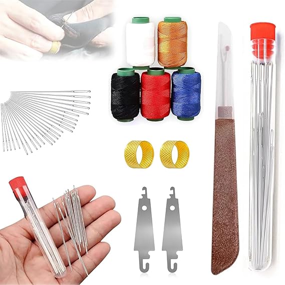 Amazon.com: Stainless Steel Sewing Needles, Big Eye Steel Sewing ...