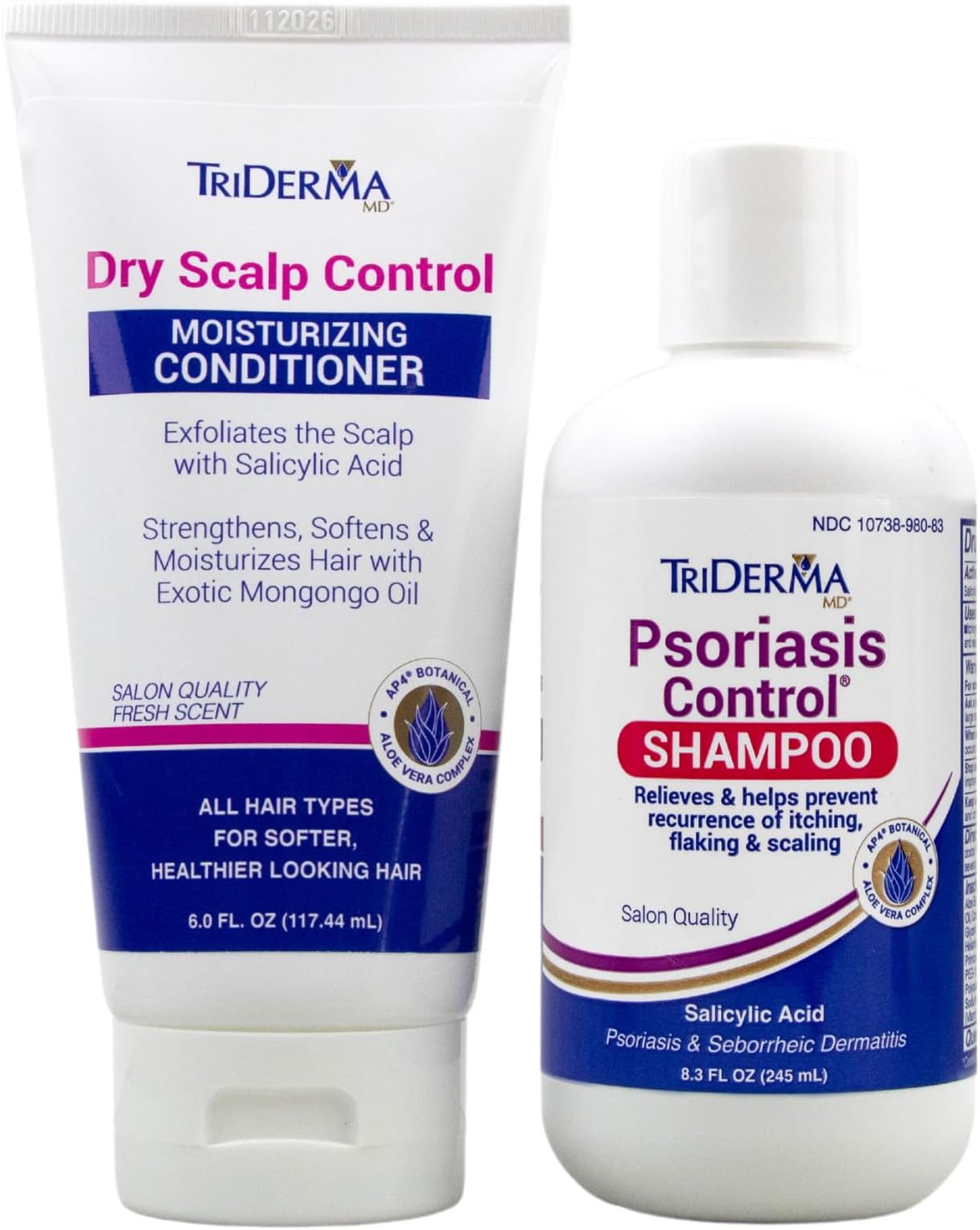 Amazon.com : TriDerma Psoriasis Control Scalp Exfoliator Shampoo 8.3 oz ...