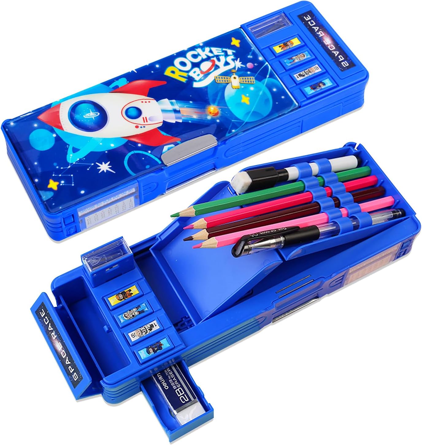 Amazon.com : LilyBeauty Pop Up Multifunction Pencil Case for Girls and ...