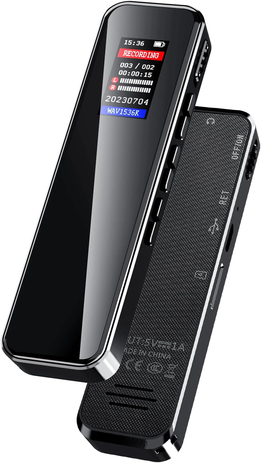 Grabadora de Voz, Grabadora activada por Voz, Grabadora Recargable ...