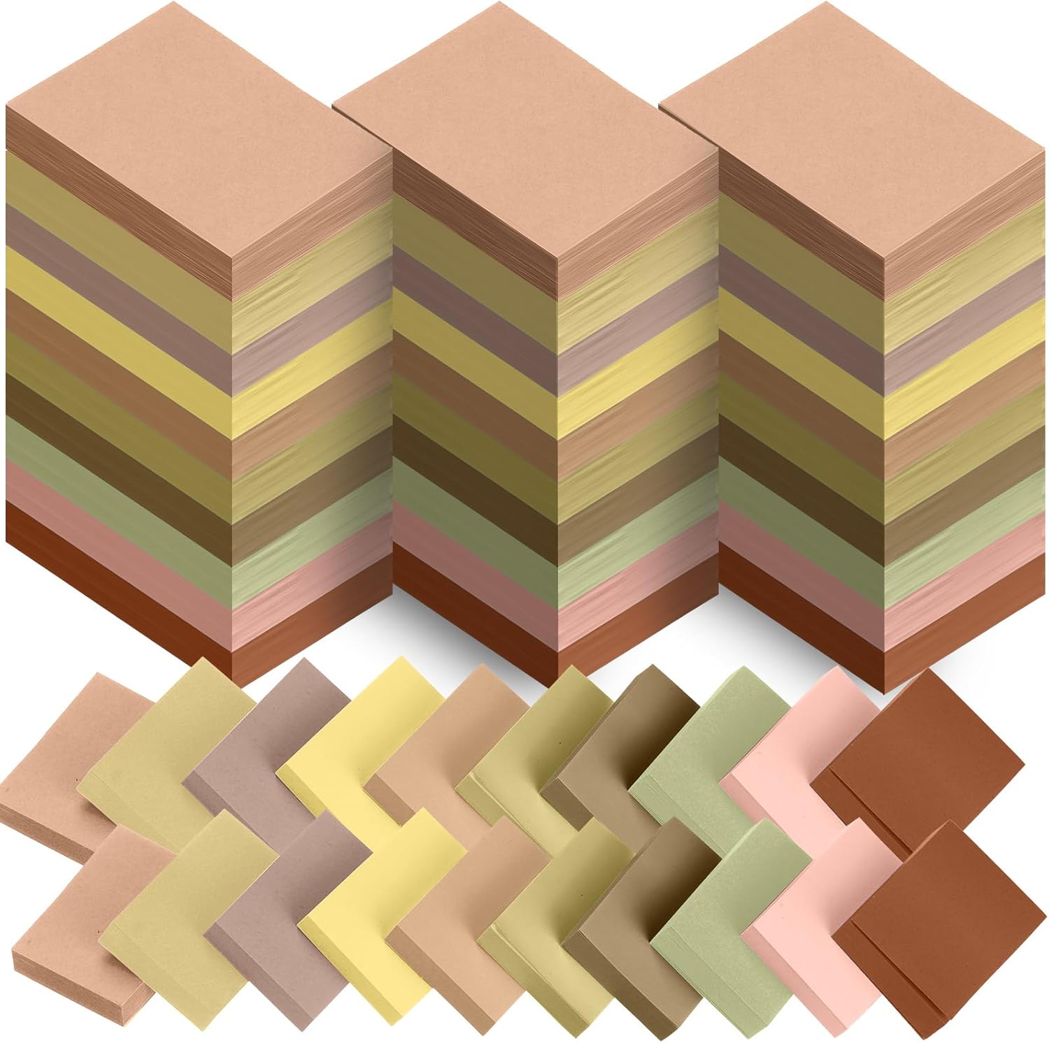 Amazon.com : Geyee 100 Pads Sticky Notes 1.5 x 2 Inch 10 Colors Self ...