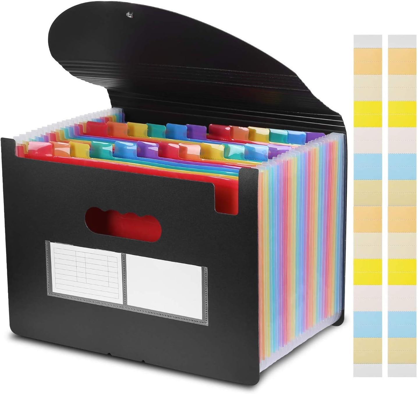 File Organisers, Supmaker 24 Pockets Expanding File Folder, A4 Size ...