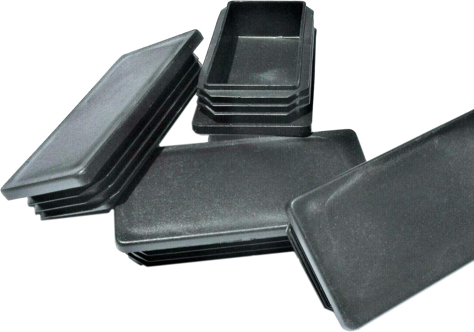 Amazon.com: Rectangle Black Plastic Plug End Cap - 4" X 2” Rectangular ...
