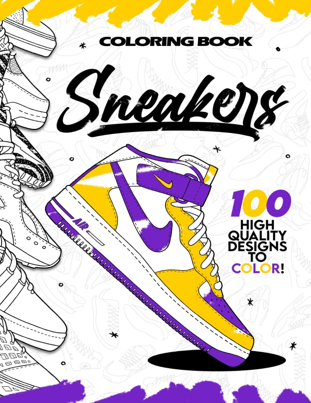 Amazon.com: Sneaker Shades Coloring Book for Shoe Lovers: Color Your ...