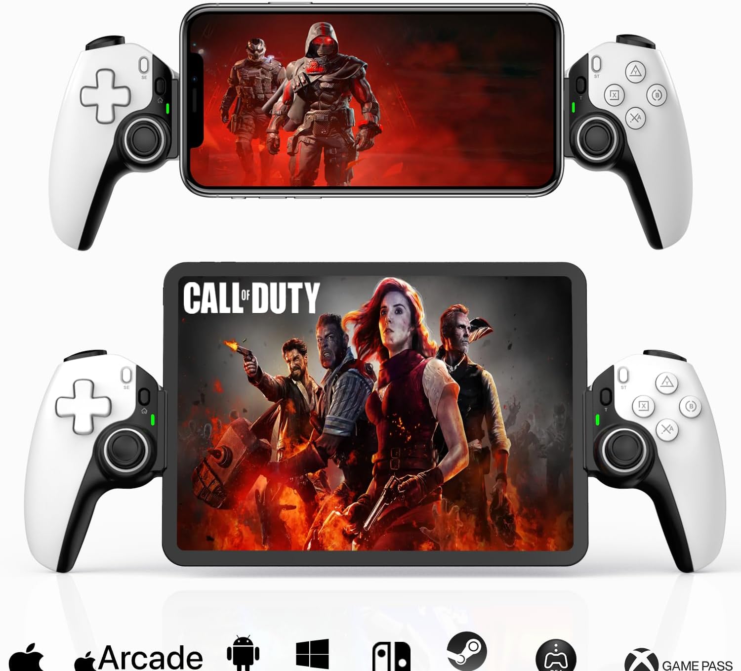 Mobile Gaming Controller for iPhone/iPad, Wireless Phone Remote Gamepad ...